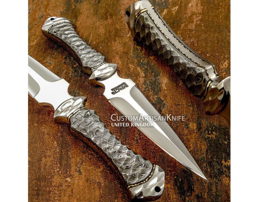 Hand Made Custom D2 Full Tang Boot Knife Dagger - Etsy