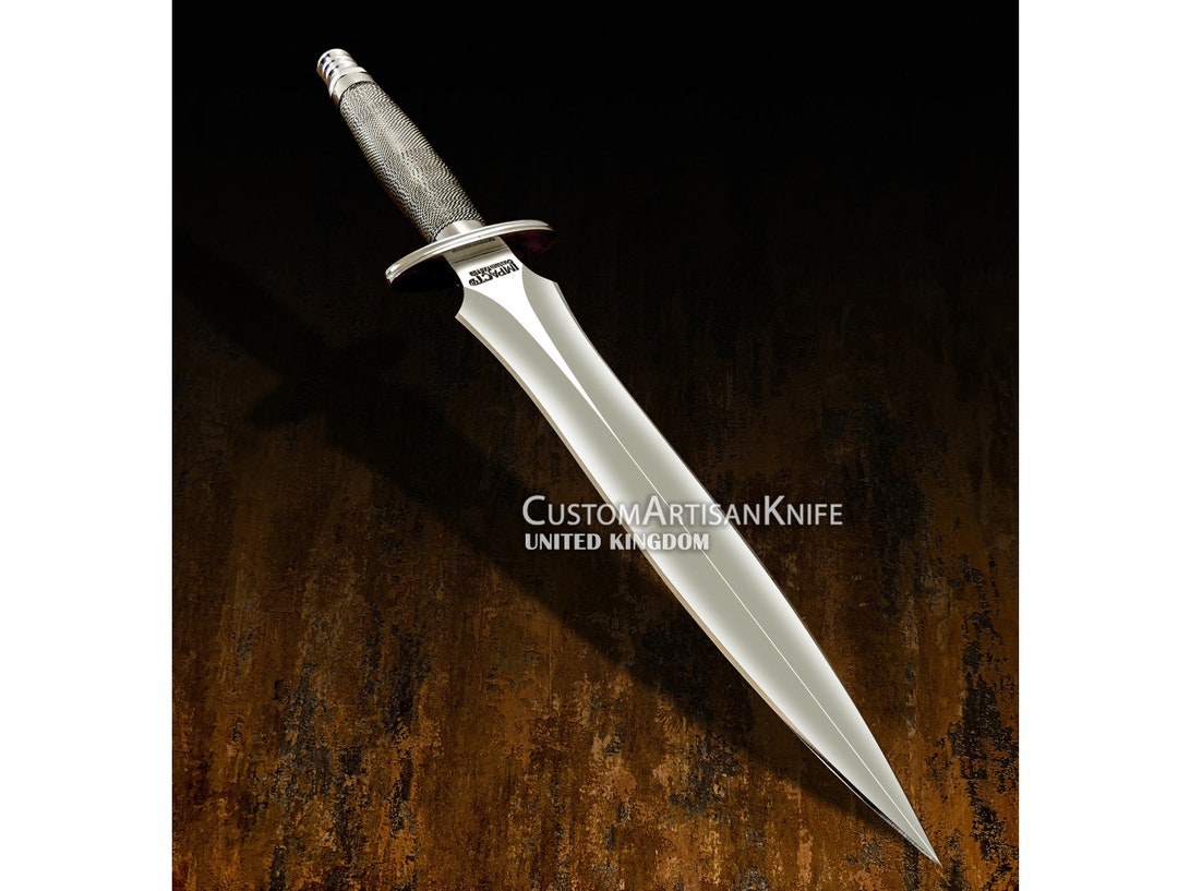 Hand Made Custom Art Dagger Knife Wire Wrapped Handle - Etsy