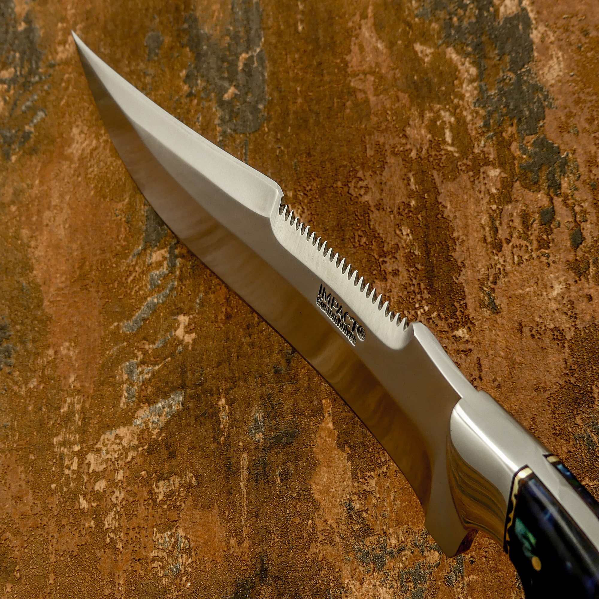 1-of-a-kind Custom Sub-hilt Bowie Knife Sawtooth Profile - Etsy