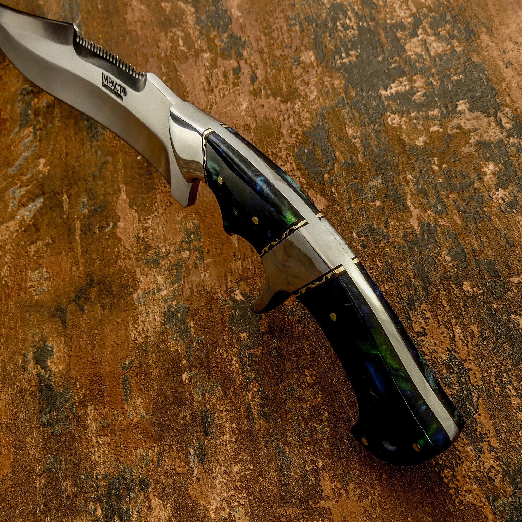 1-of-a-kind Custom Sub-hilt Bowie Knife Sawtooth Profile - Etsy