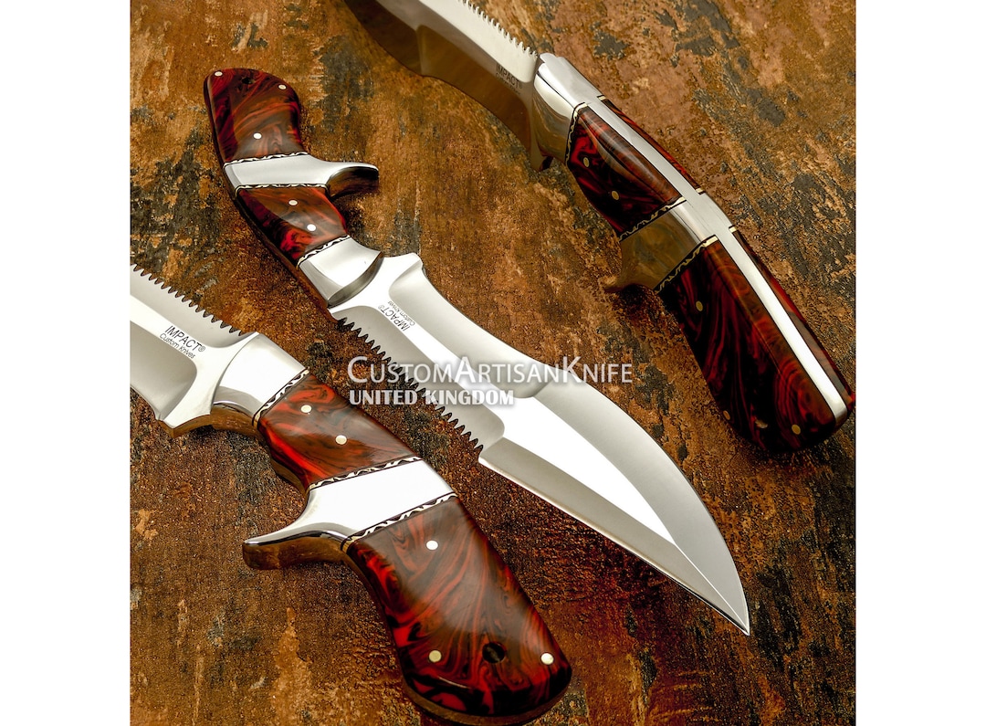 Hand Made Custom Full Tang Sub Hilted Bowie Knife - Etsy