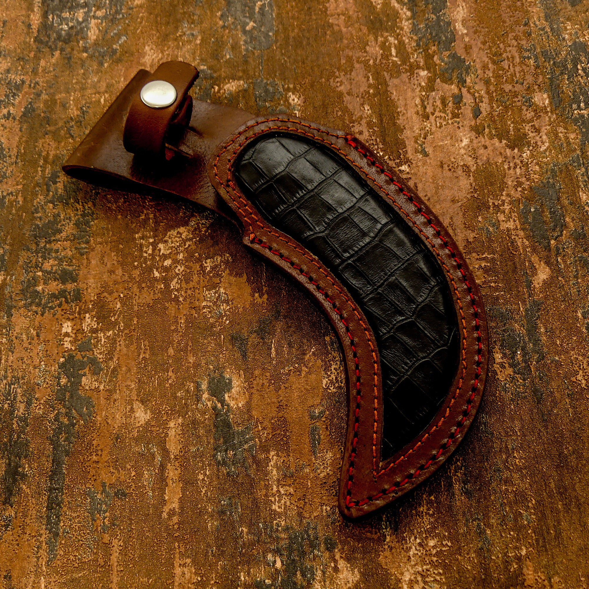1-of-a-kind Custom Karambit Full Tang Knife Burl Wood Handle - Etsy