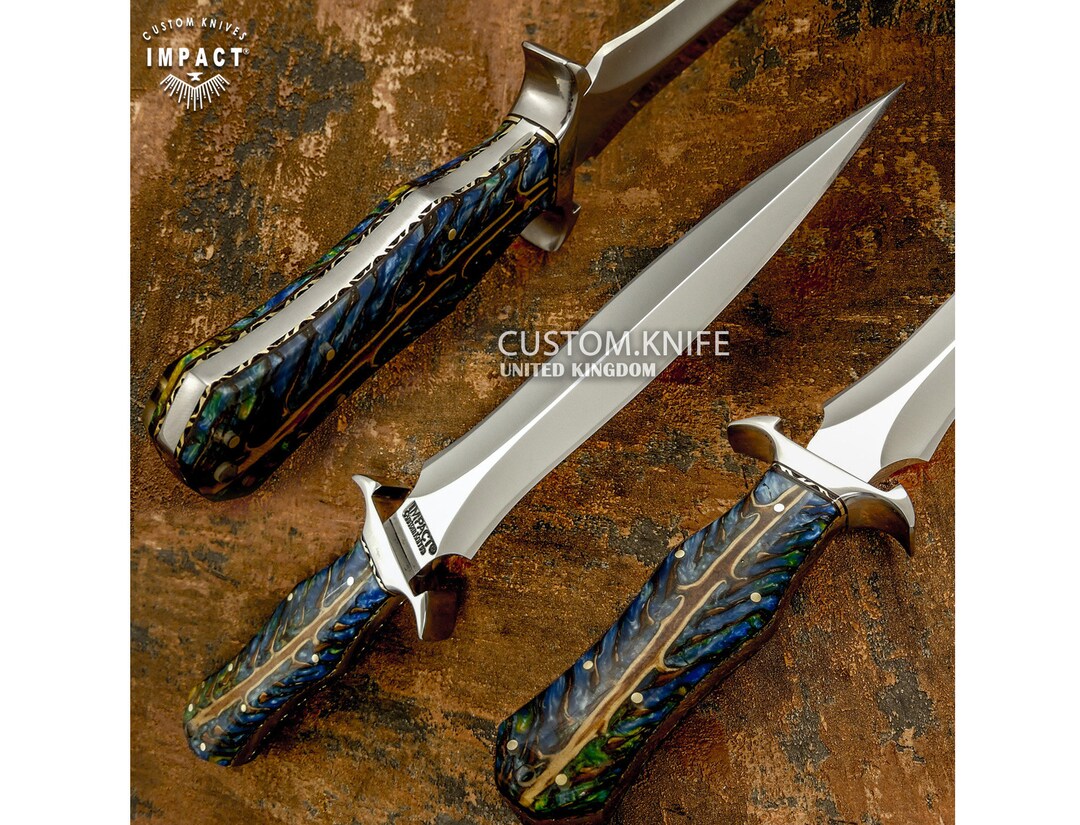Hand Made Custom Full Tang Dagger Knife - Etsy