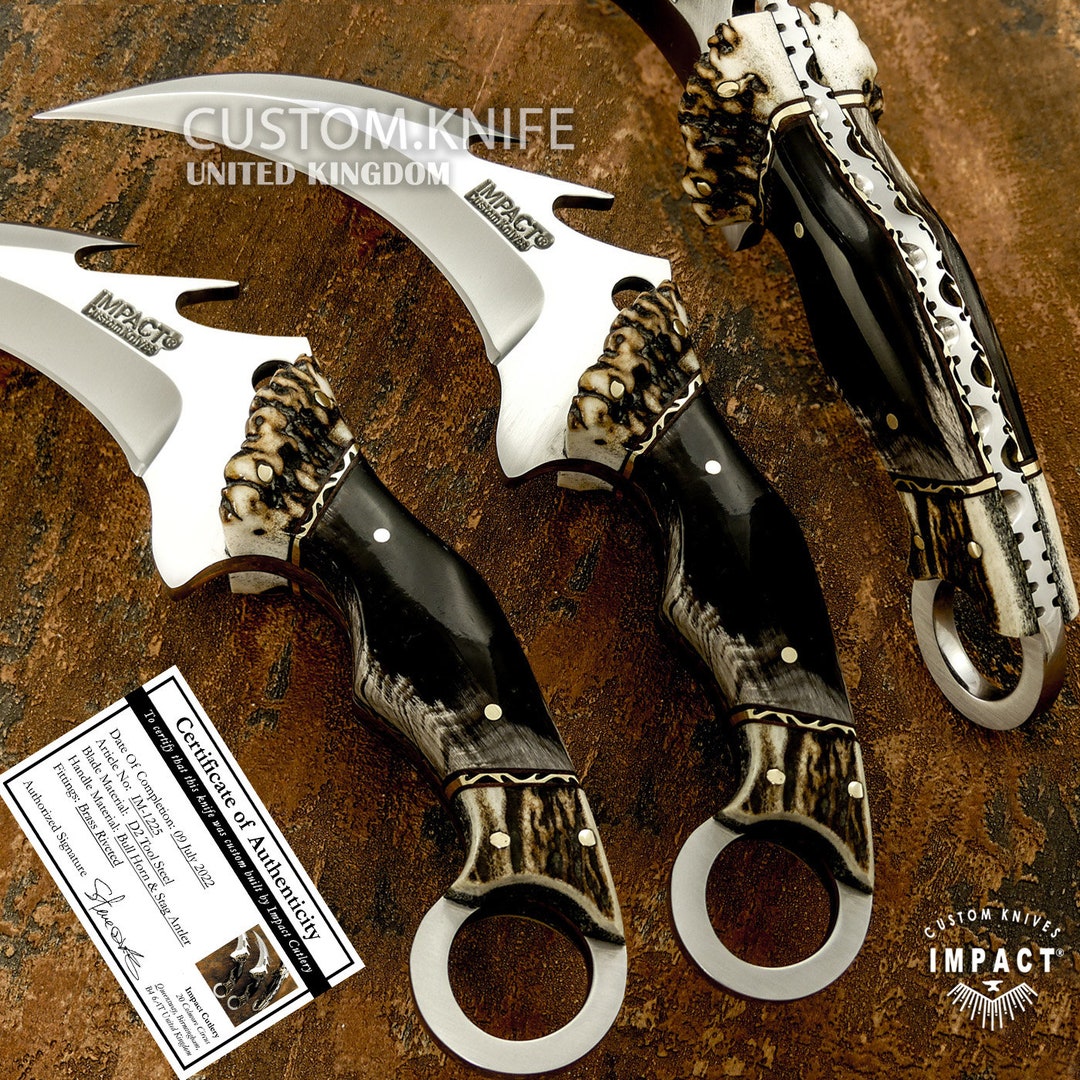 Hand Crafted Custom Karambit Knife - Etsy