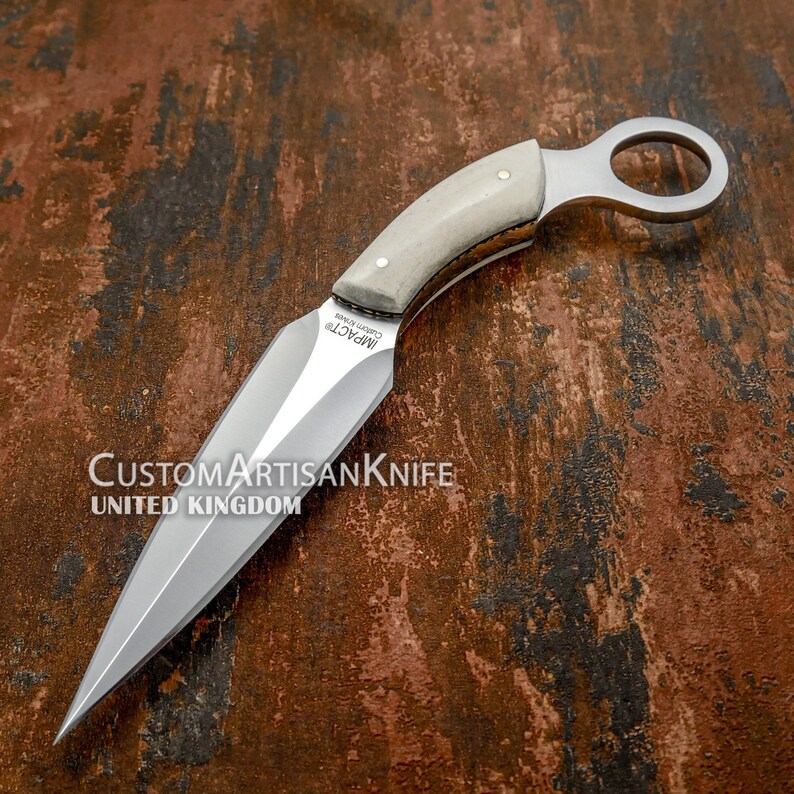 Custom Full Tang Bushcraft Skinning Knife - Etsy