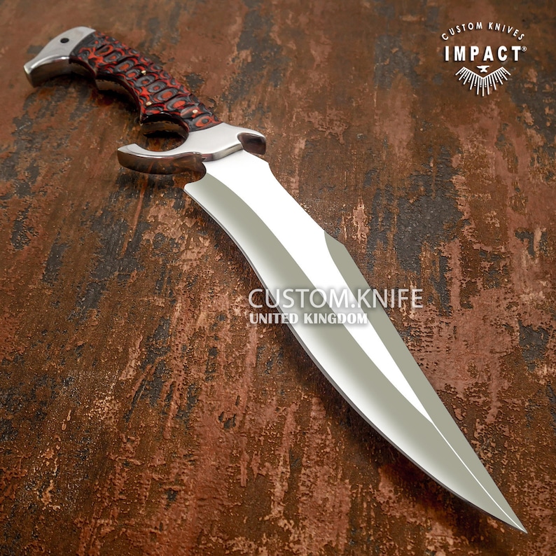 Hand Forged Custom Full Tang Bowie Knife - Etsy