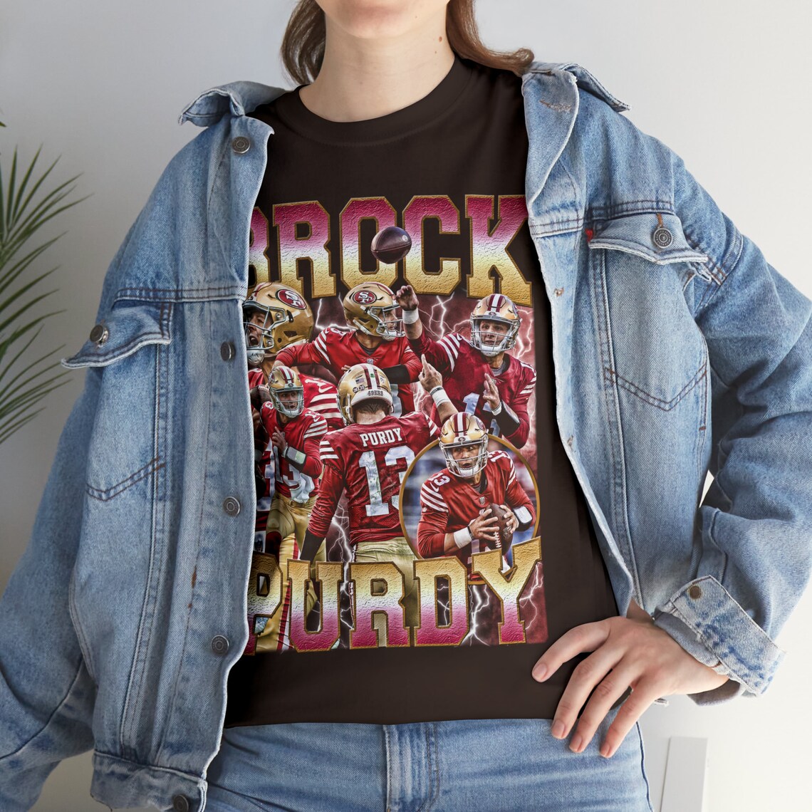 Brock Purdy Vintage Style Football T-shirt – Retro 90s Design - Etsy