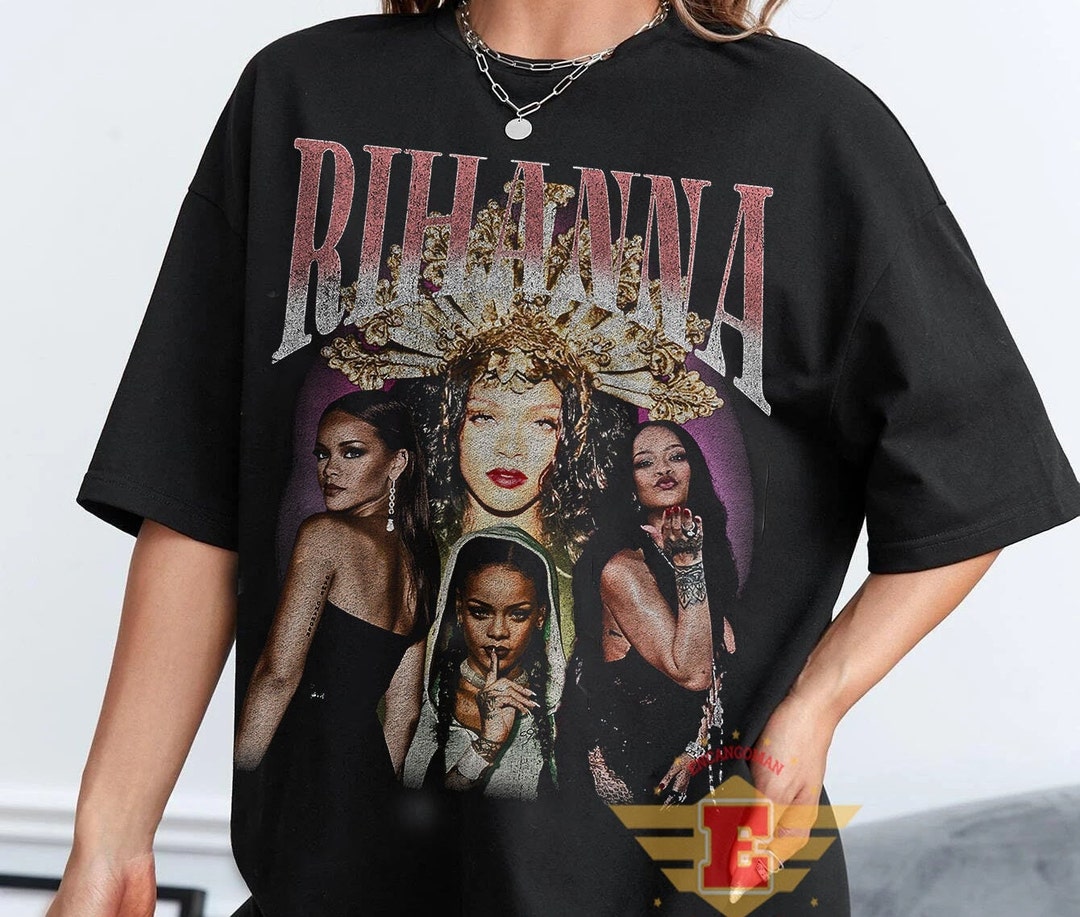 Rihanna 90s Retro Rap Tee | Bootleg Rap Tee | Vintage 90s Rap Tee ...