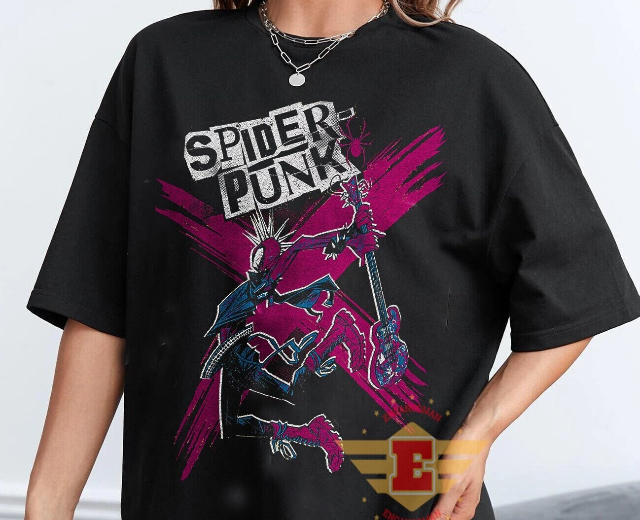 Vintage Across the Spider-verse T Shirt, Vintage Spider-punk T-shirt ...