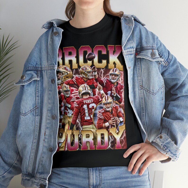 Brock Purdy Vintage Style Football T-shirt – Retro 90s Design - Etsy