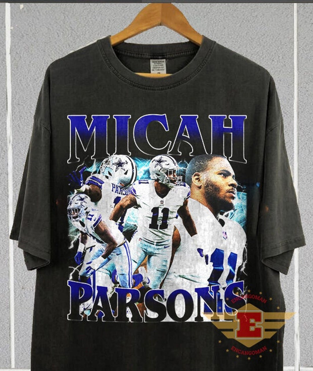 Vintage Micah Parsons Shirt, Football Shirt, Classic 90s Graphic Tees ...