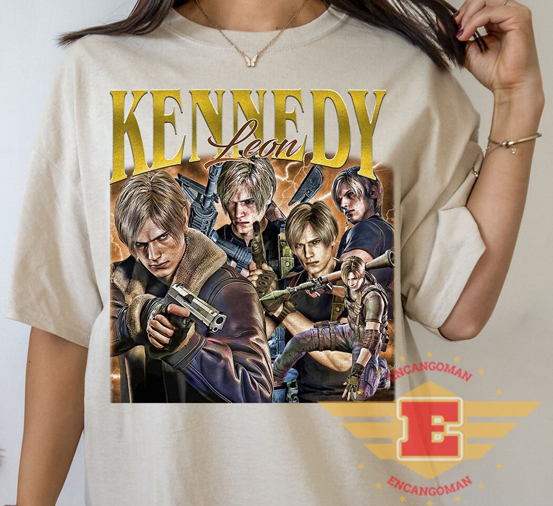 Limited Leon S. Kennedy Vintage T-shirt, Gift for Women and Man Unisex ...