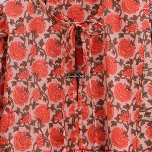 Floral Hand Block Print Beach Dress Midi and Mini Dress, - Etsy