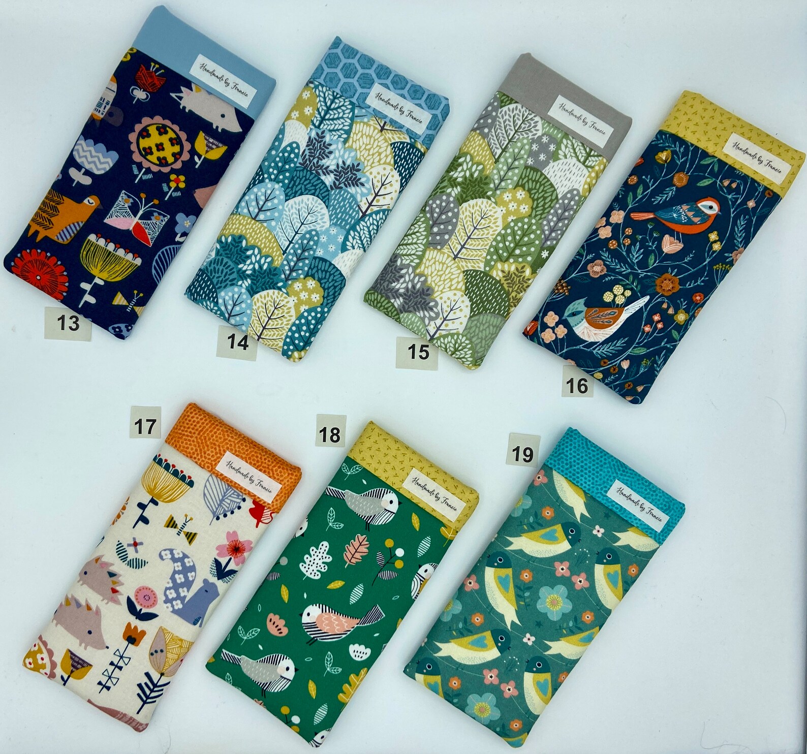 Handmade Fabric Glasses Cases Fabric Glasses Pouch Etsy