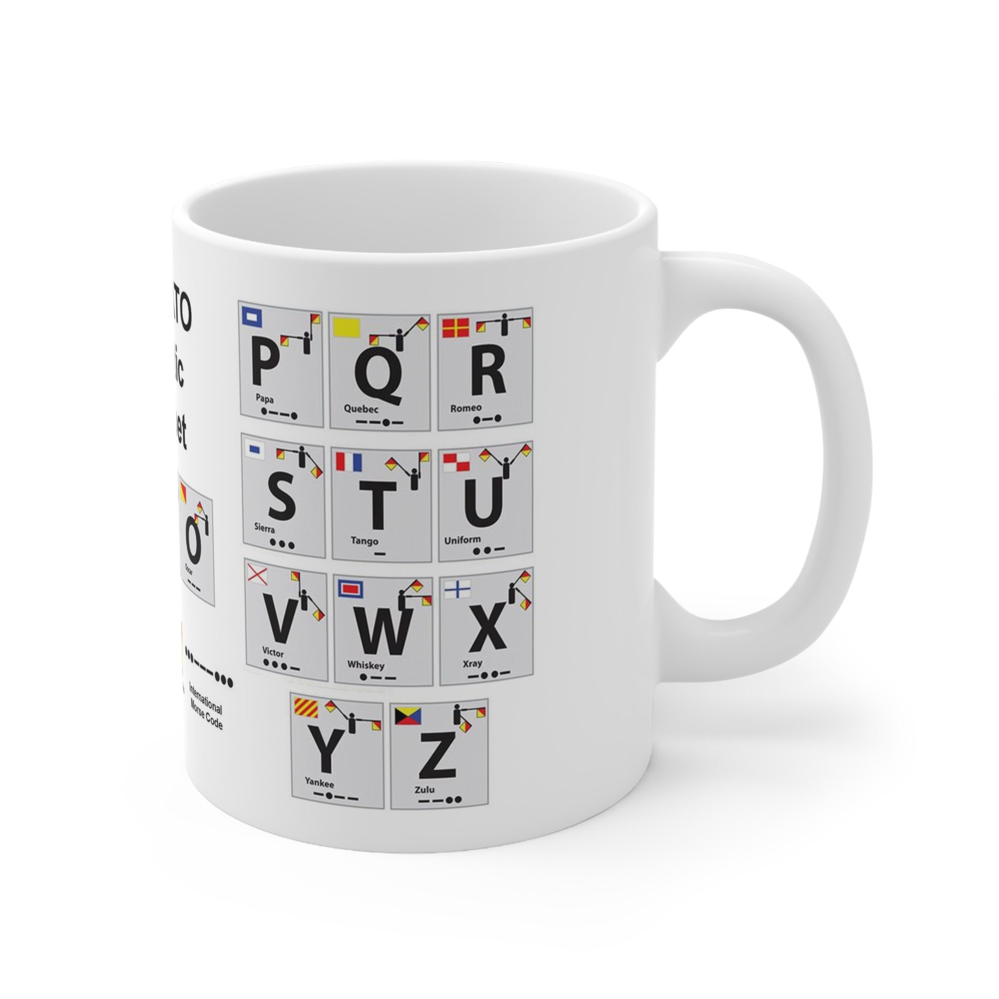 Nato Phonetic Alphabet Mug Ideal Boat Owner Radio Operator - Etsy