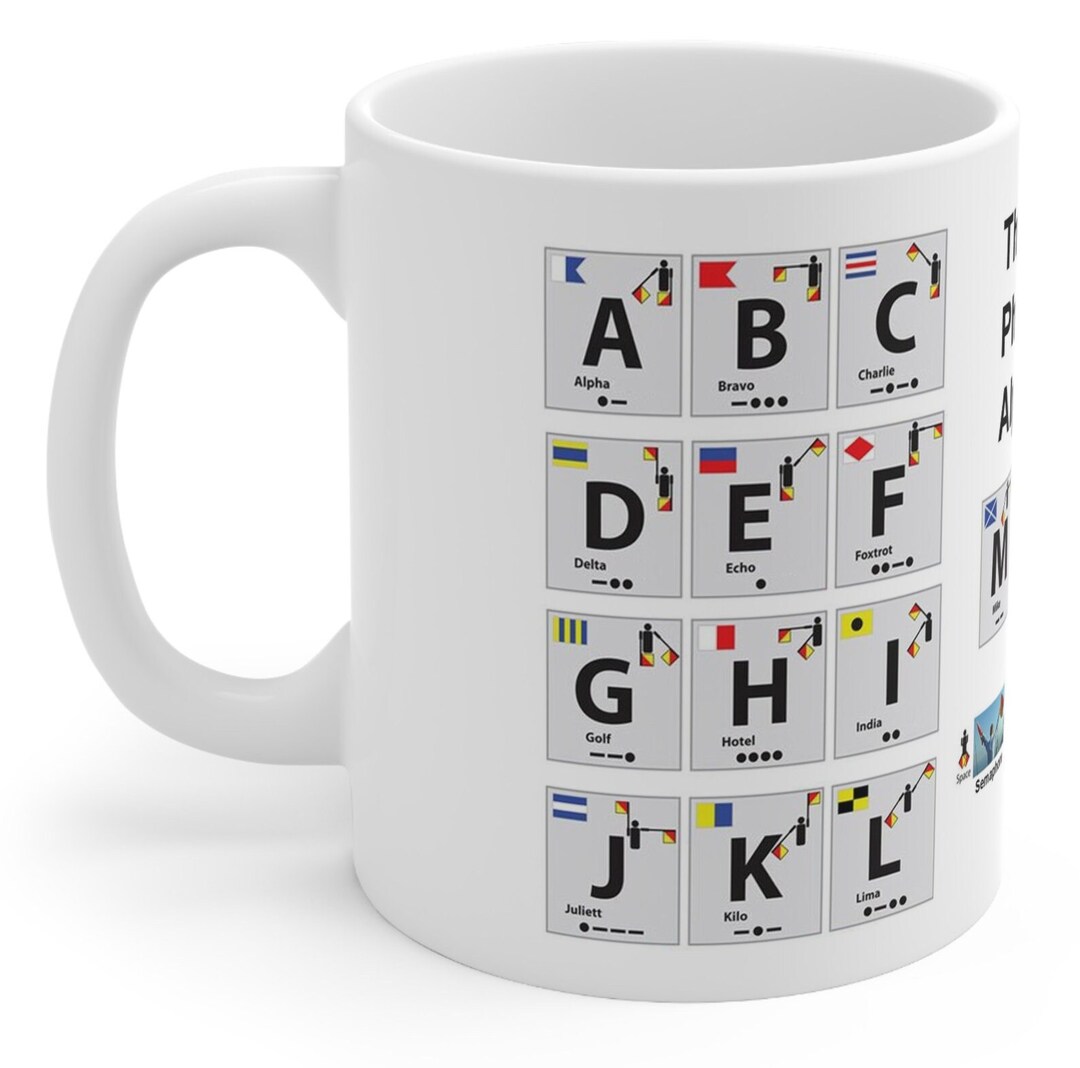 The Nato Phonetic Alphabet, MUG Ideal Boat Owner, Radio Operator Gift ...