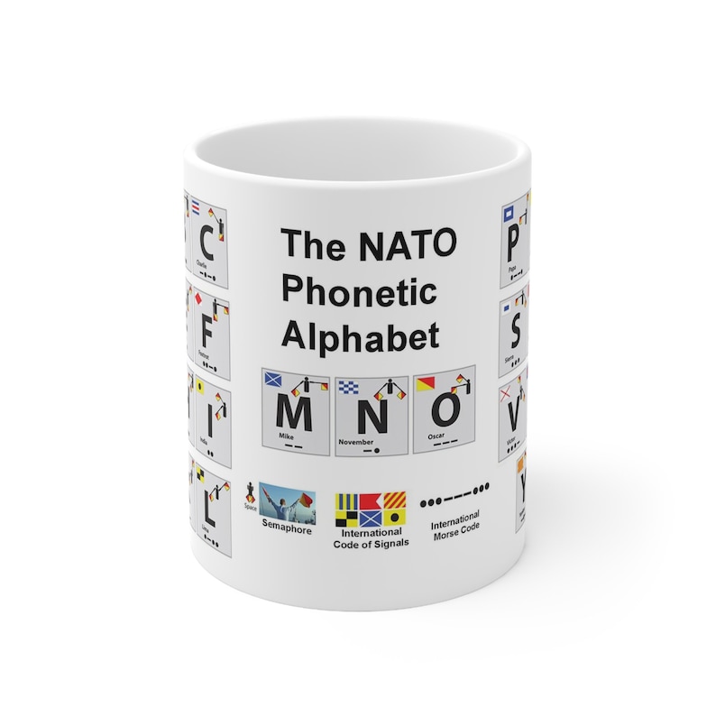 Nato Phonetic Alphabet Mug Ideal Boat Owner Radio Operator - Etsy