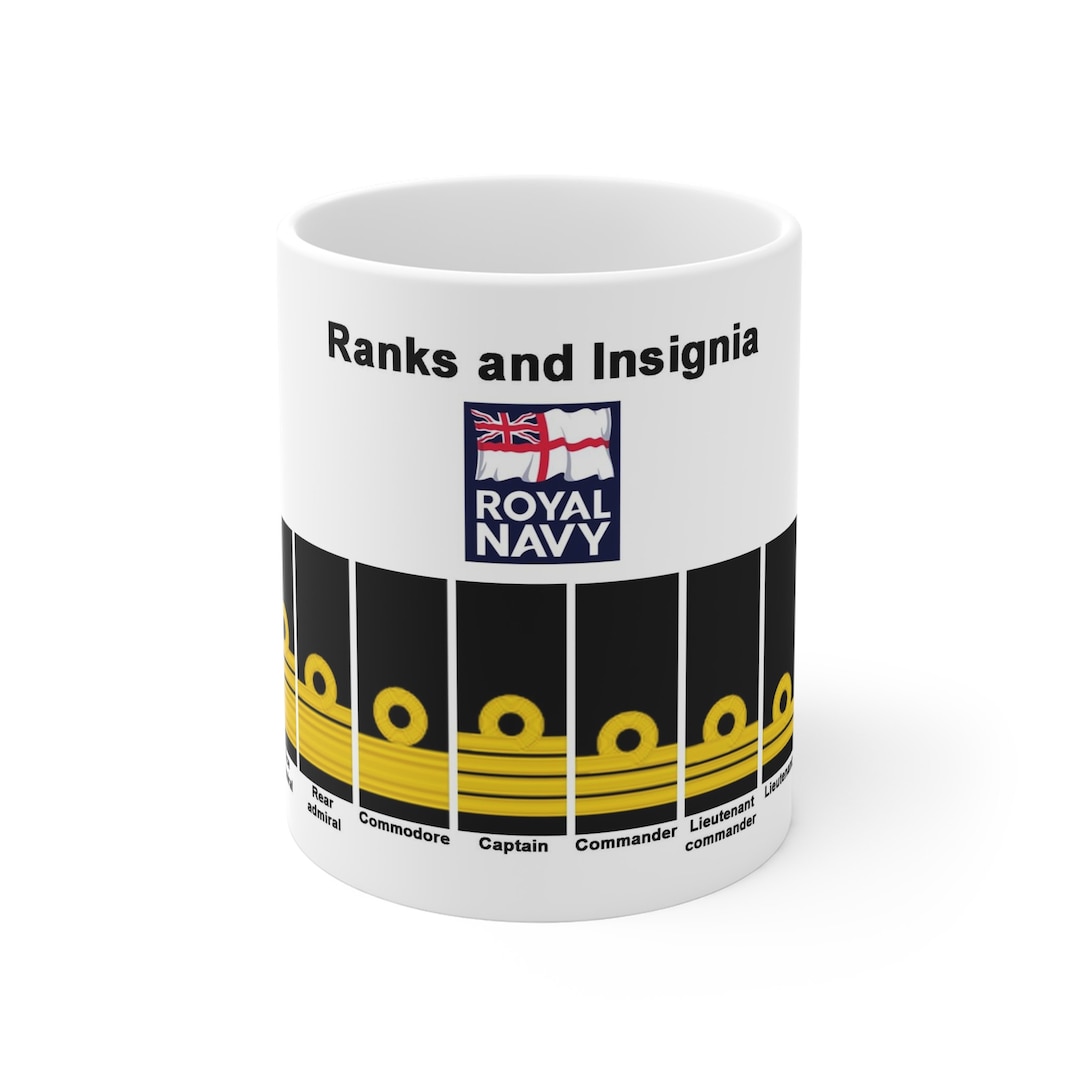 British RN Royal NAVY Ranks Mug, Great Gift for Sailors. - Etsy UK