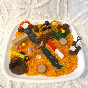 Construction Sensory Kit Personalised, Sensory Box, Pretend Play Kit ...