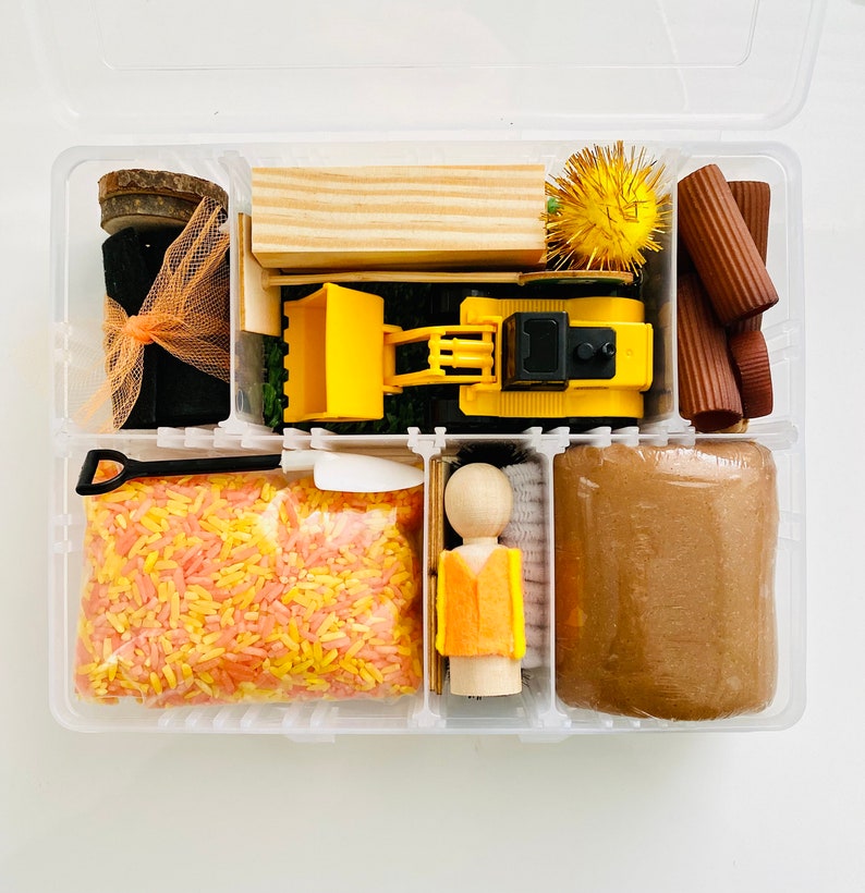 Construction Sensory Kit Personalised Sensory Box Pretend - Etsy Australia