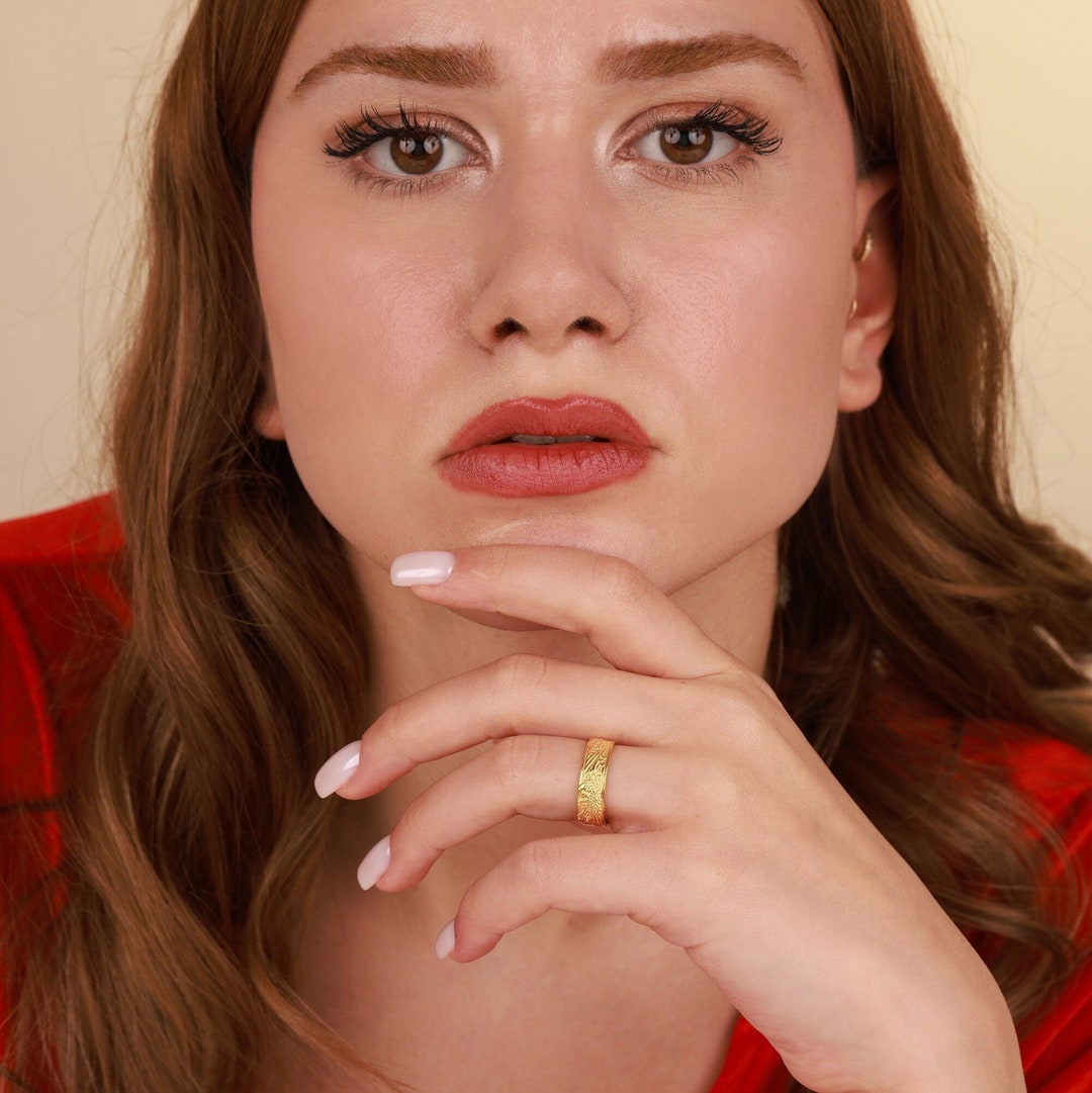 Valkyrie Swan Maiden Ring for Girlfriend Gift, Viking Wedding Ring in ...