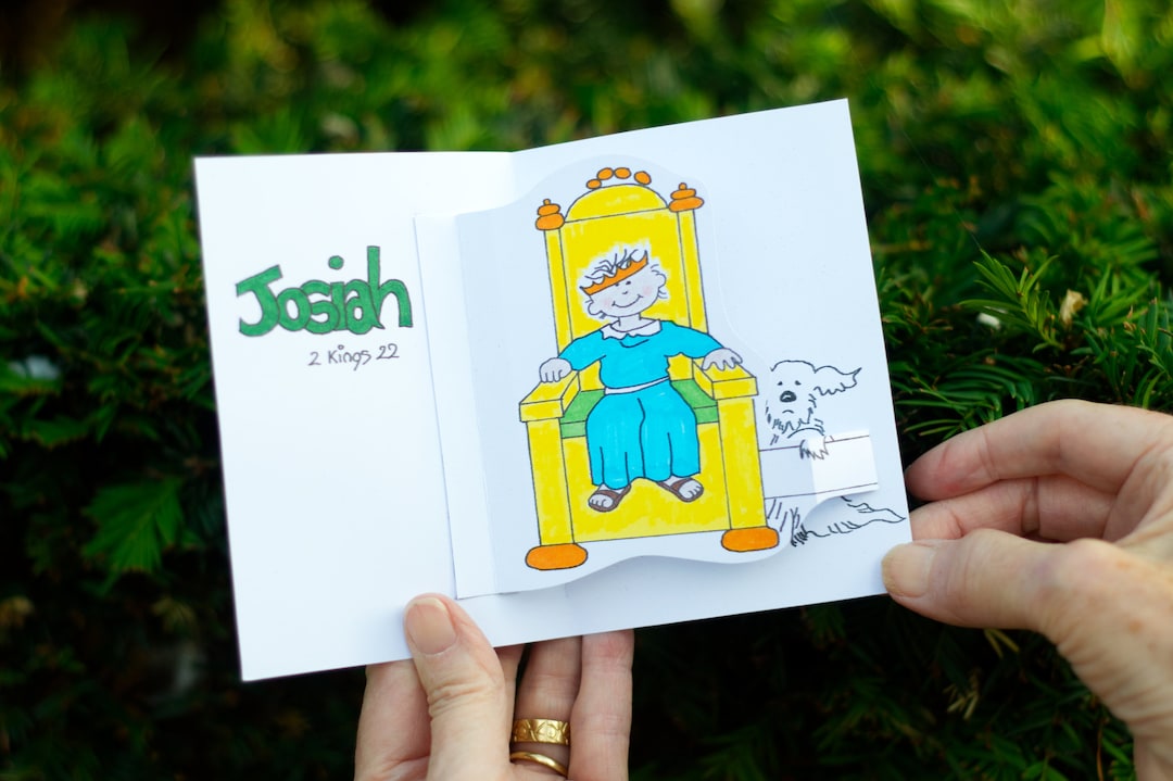 Josiah Bible Craft Template Digital PDF Download - Etsy