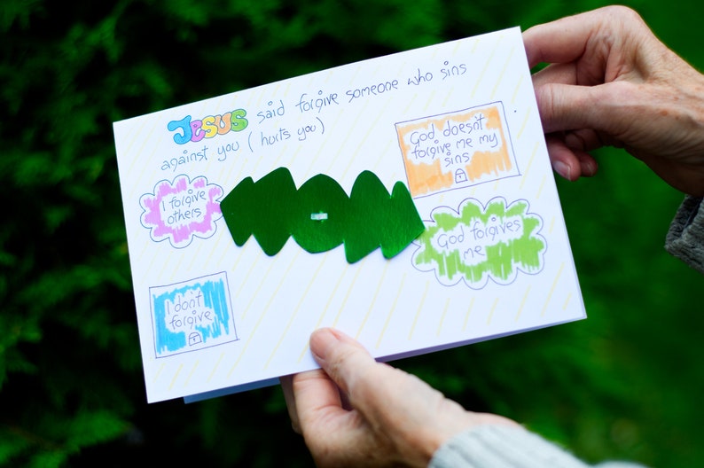 DIY Bible Crafts: Forgiveness Printable Template - Interactive Arrow ...