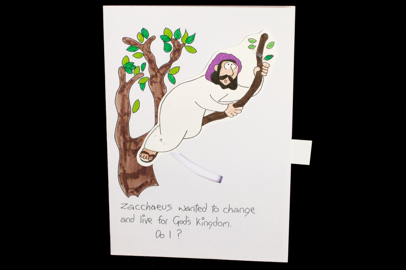 Zacchaeus Bible Craft Template Digital PDF Download - Etsy