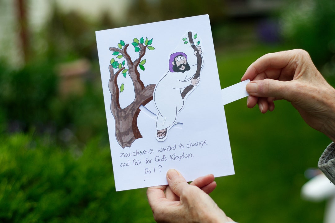 Zacchaeus Bible Craft Template Digital PDF Download - Etsy