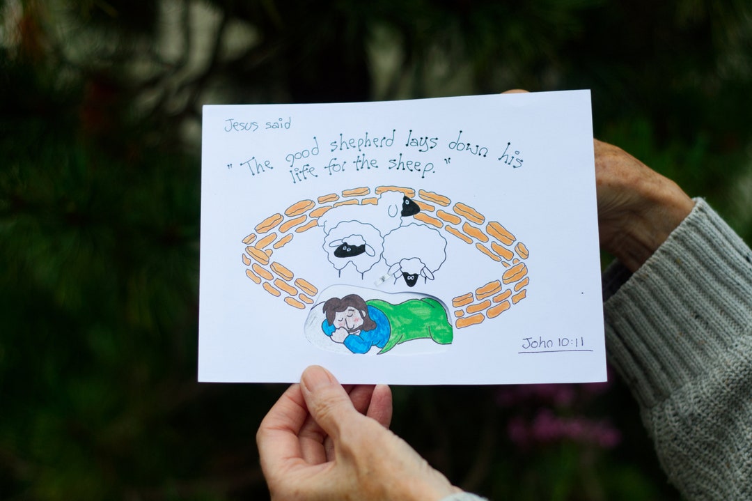 The Good Shepherd Bible Craft Template Digital PDF Download - Etsy