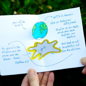 The Lord's Prayer Bible Craft Template Digital PDF Download - Etsy