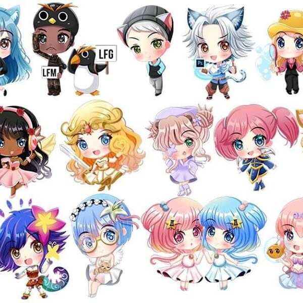 Chibi Commission - Etsy