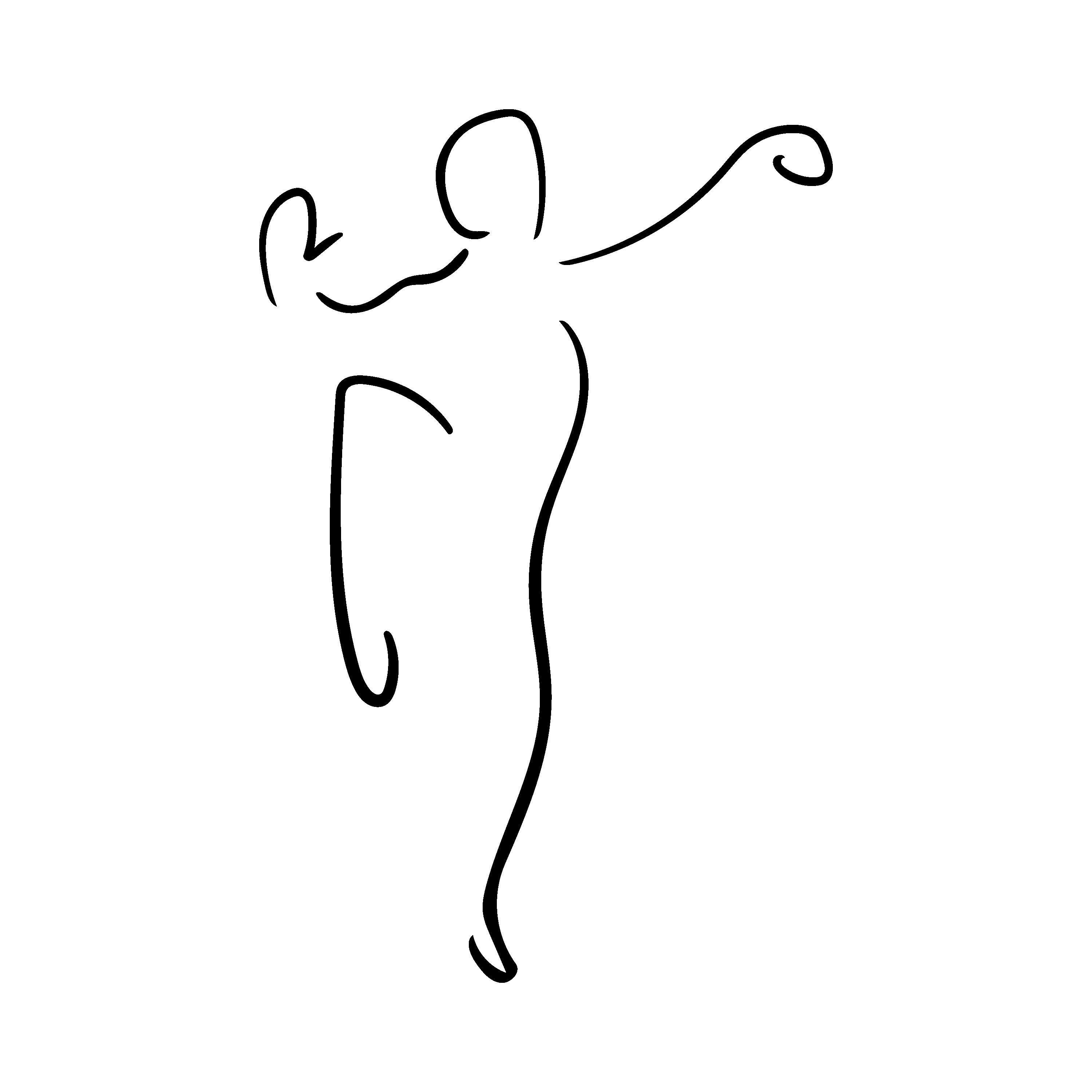 Tai Chi Line Art Minimalist Digital Print Line Drawing 5 Jpgs in 5 ...