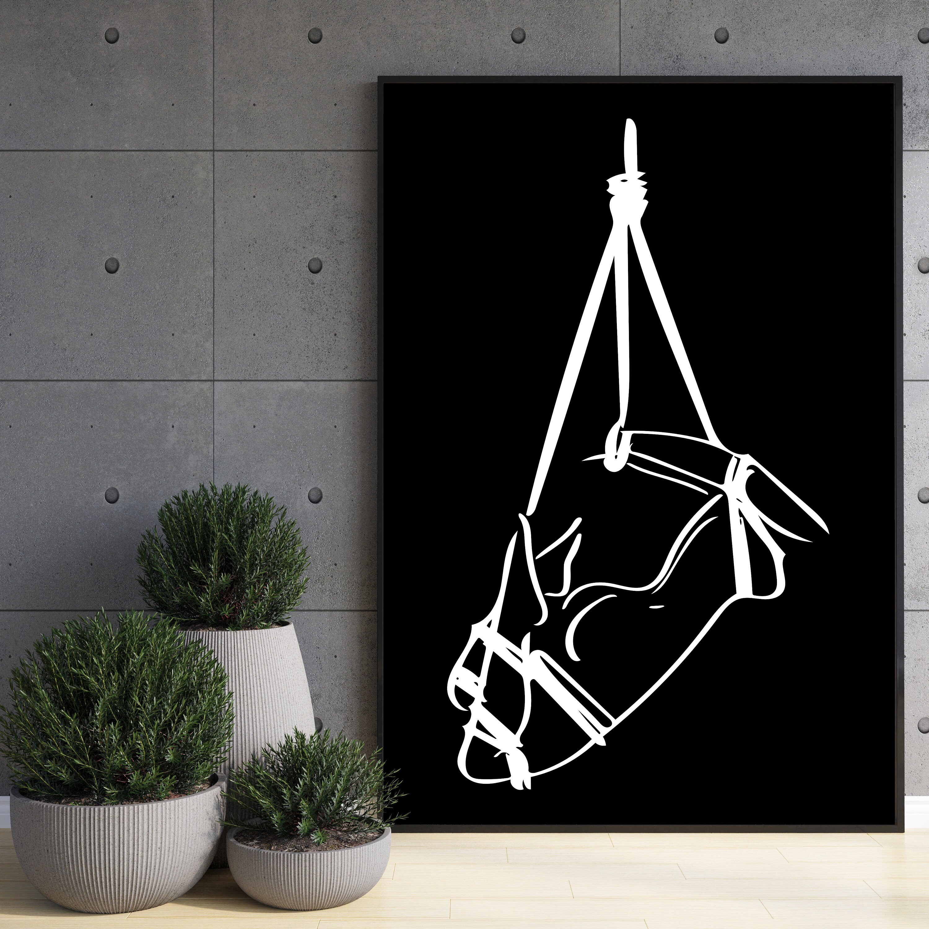 Bondage Line Art Minimalist Digital Print Line Drawing 5 - Etsy