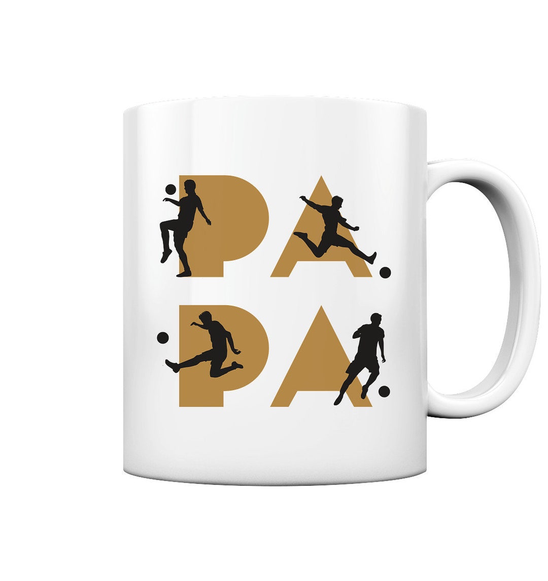 Papa Football Footballer Fan Design Coffee Cup, Teacup, Mug - Etsy