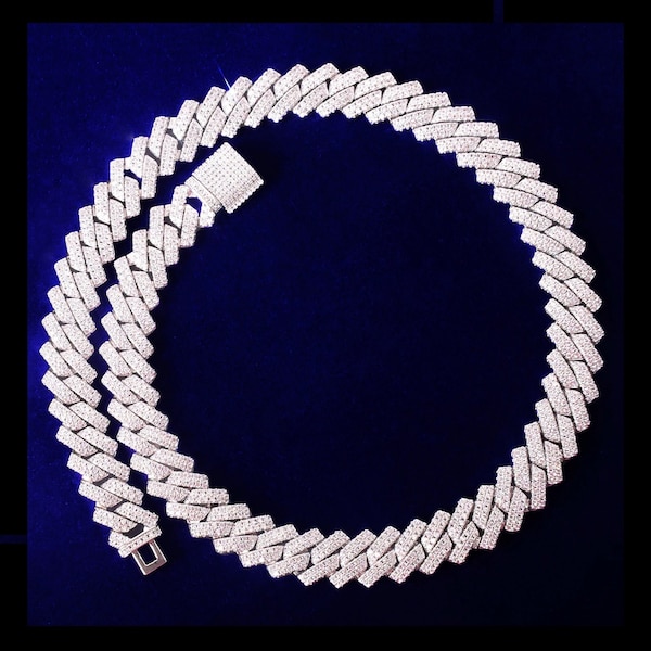 Iced Out Cuban Link Chain - Etsy