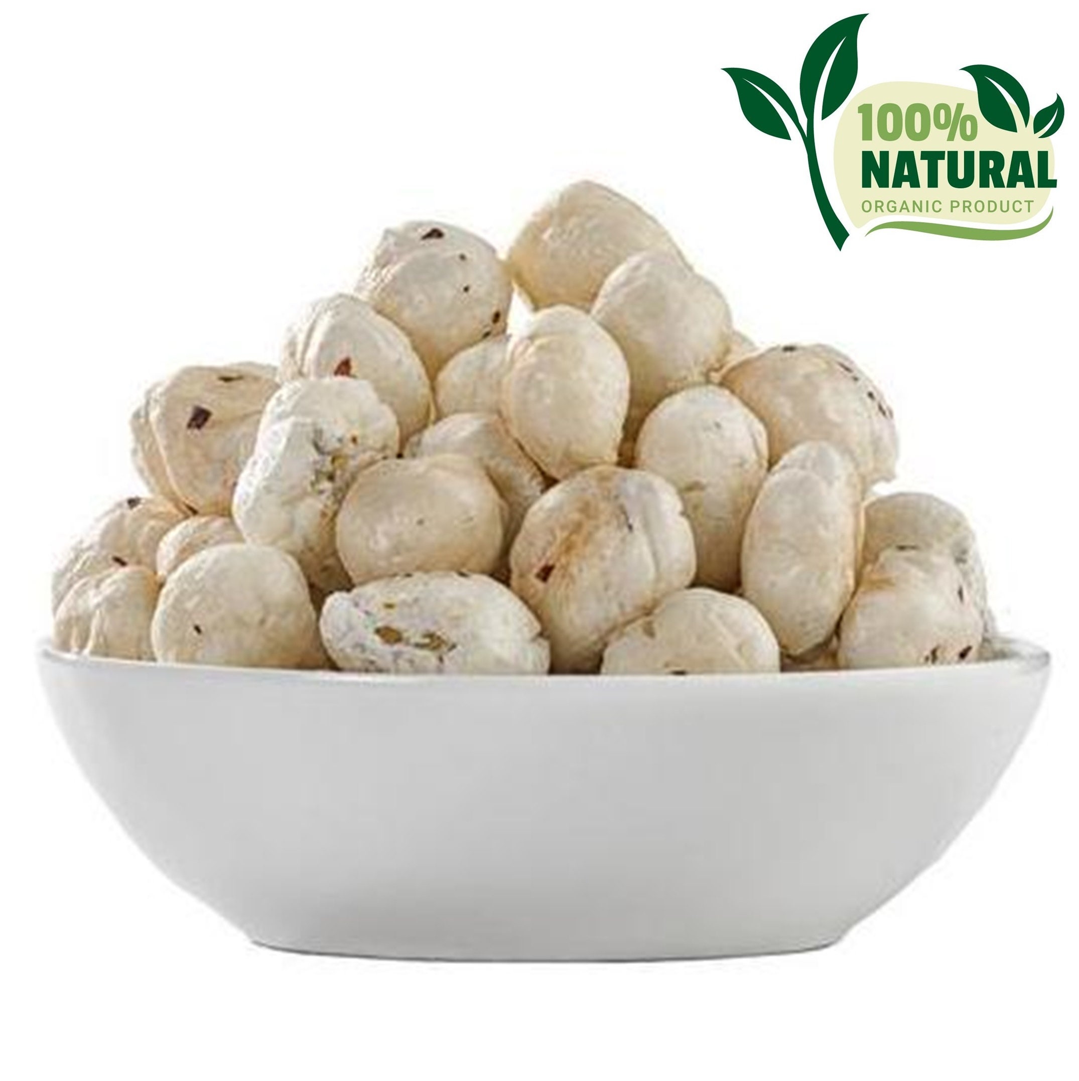 100% Organic Fox Nuts Phool Makhana Healthy Vegan Snacks Natural ...