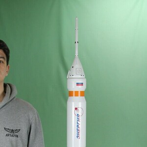 1:50 Big Scale Model of New Russian Super-heavy Rocket Yenisey, Made of ...