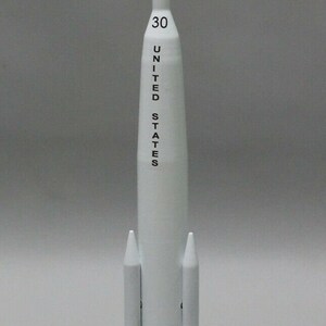 1:144 Scale Model of Delta D Rocket, Made of Metal 9 Tall - Etsy