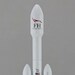 1:144 Scale Model Spacex Rocket Falcon Heavy, Made of Metal 19 Tall - Etsy