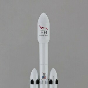 1:144 Scale Model Spacex Rocket Falcon Heavy, Made of Metal 19 Tall - Etsy