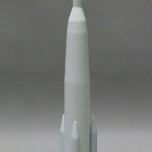 1:144 Scale Model of Delta D Rocket, Made of Metal 9 Tall - Etsy