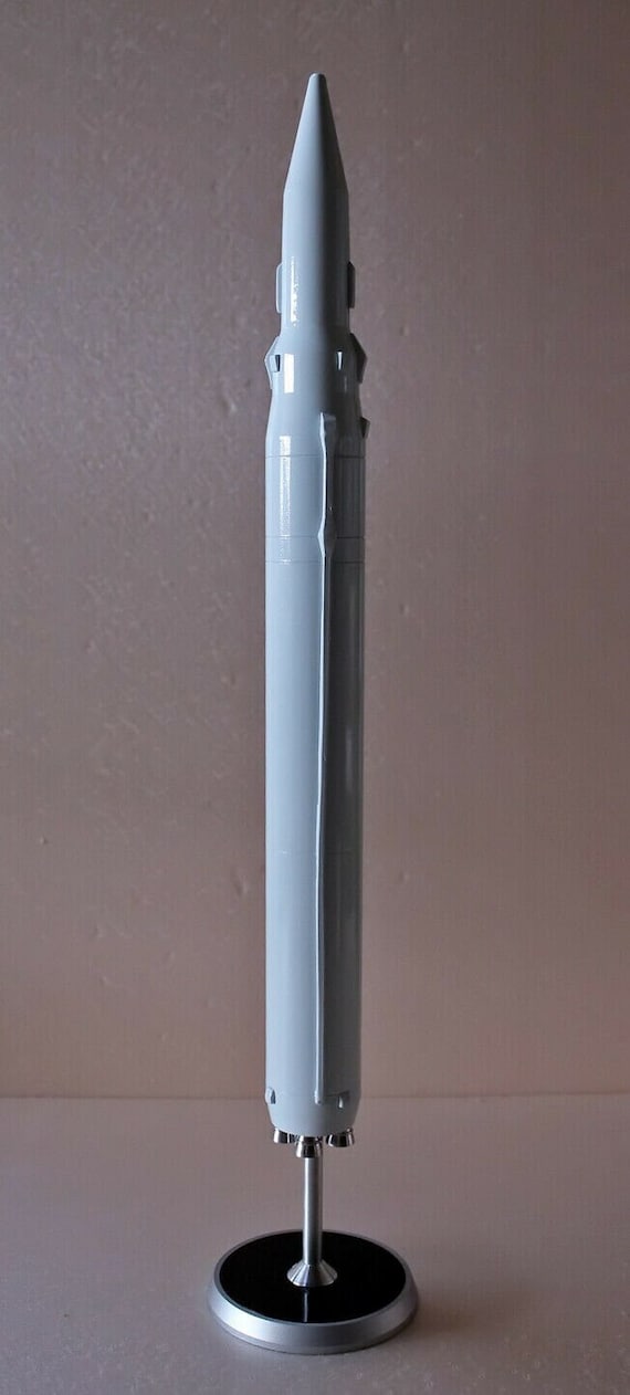 1:144 Scale Model of Russian Rocket Strela Made of Metal | Etsy
