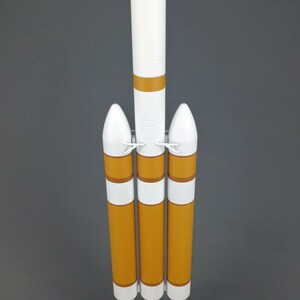 1:72 Scale Model of Delta IV Heavy Rocket, Made of Metal 38 Tall - Etsy