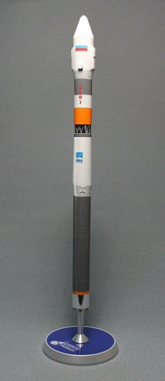 1:144 Scale Model of Russian Rocket Soyuz-2-1-v, Made of Metal 14 Tall ...