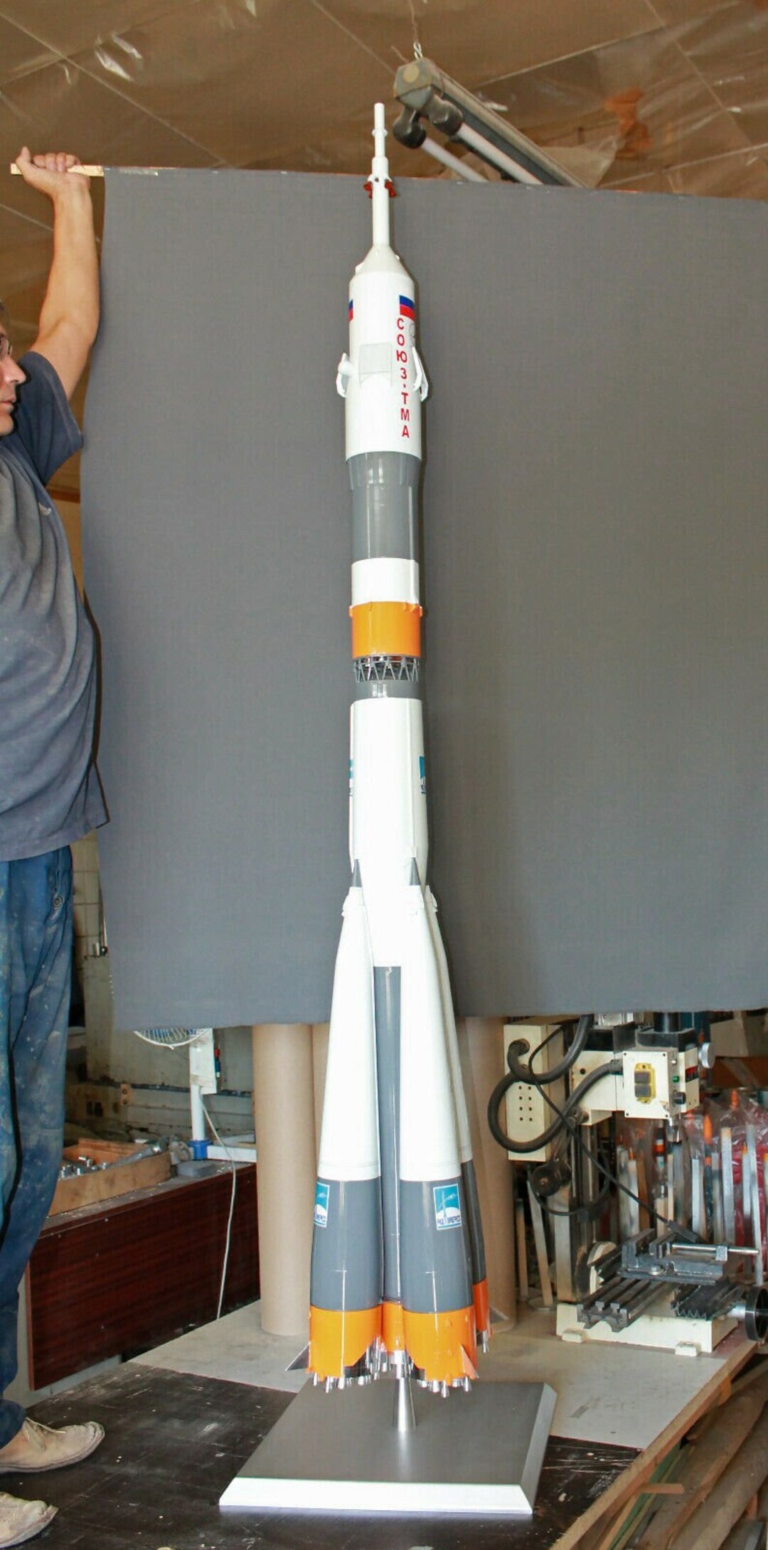 Big 2.5 Meters 1:20 Scale Model of Russian Rocket Soyuz-fg, Made of ...