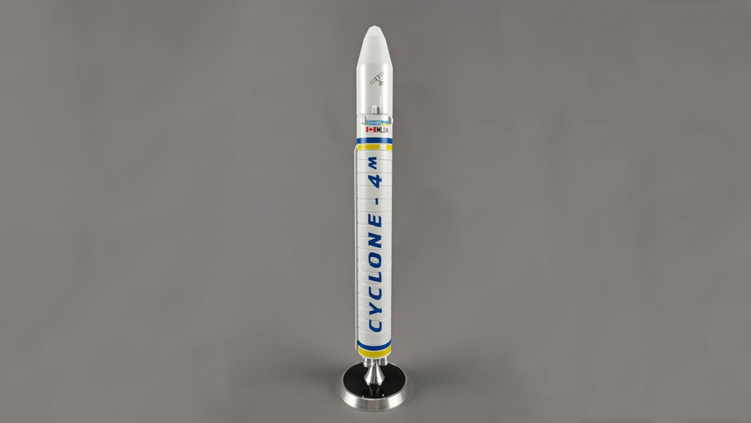 1:144 Scale Model of Ukrainian Rocket Tsyklon-4m or Cyclone-4m, Made of ...