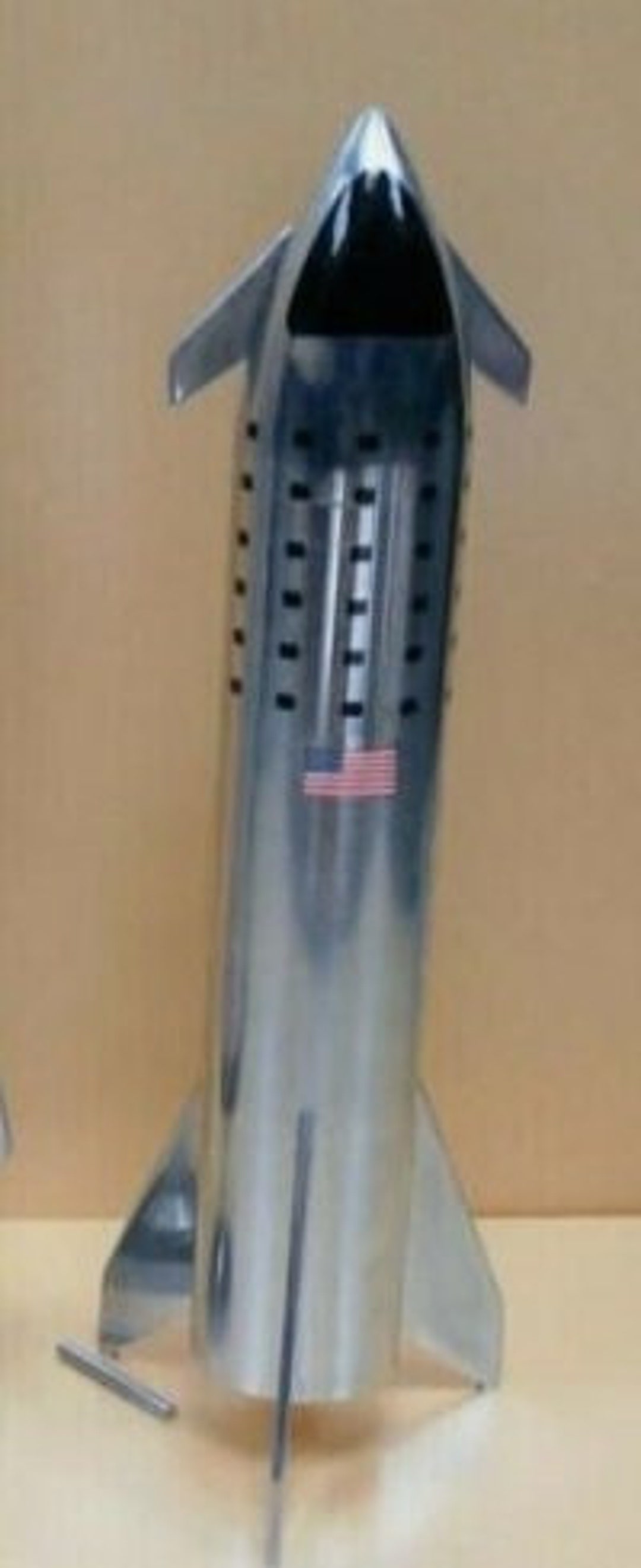 1:144 Scale Model Spacex Old Starship, Made of Metal 14 Tall - Etsy