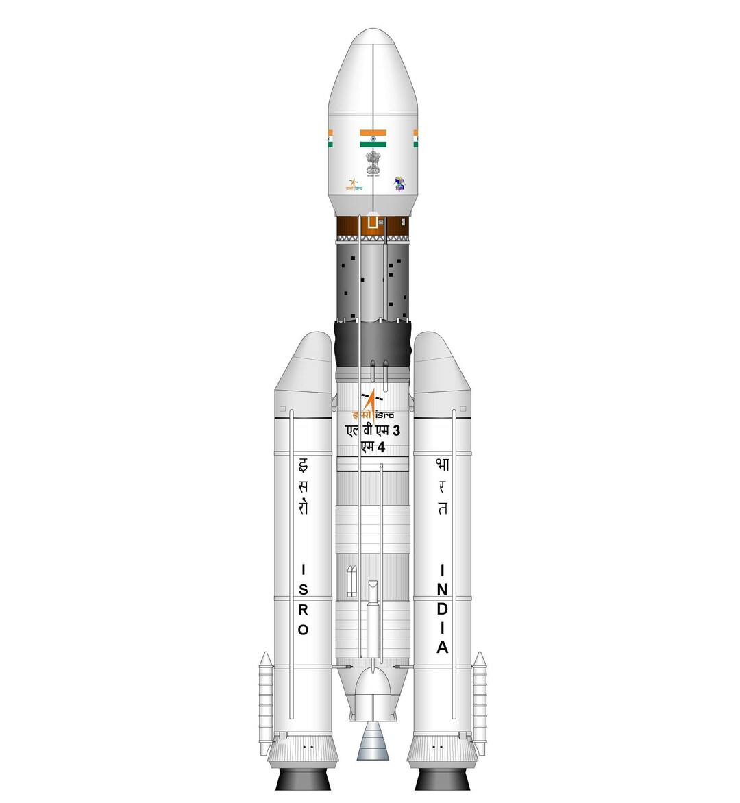 Buy 1:50 Scale Model of ISRO GSLV Mk III, Made of Composite 34 Tall ...
