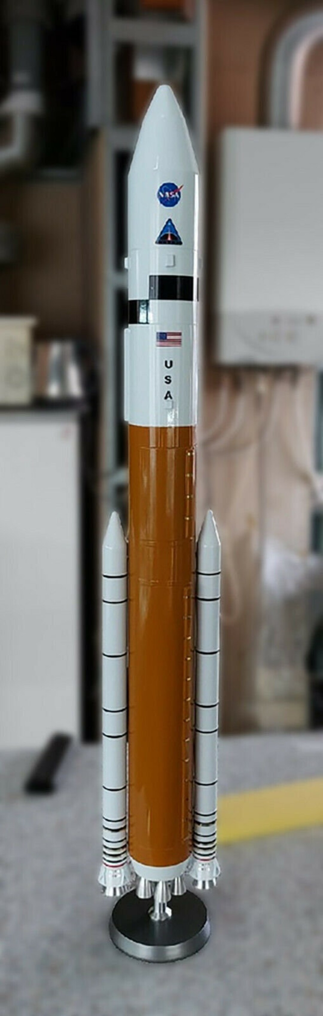 1144 Scale Model Of Ares V Rocket Made Of Metal 31 Tall Etsy